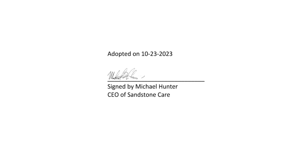 DEI Charter Signed by CEO Michael Hunter